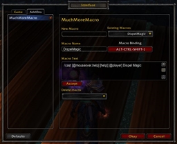 Install MuchMoreMacro - World of Warcraft Addons - CurseForge