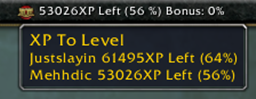 Friend XP Bar - World of Warcraft Addons - CurseForge