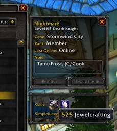 Install GuildMemberInfo - TradeSkills - World of Warcraft Addons - CurseForge
