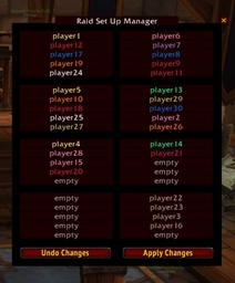 Install Raid Set Up Manager - World of Warcraft Addons - CurseForge