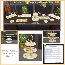 FINGER SANDWICH SET - The Sims 4 Mods - CurseForge
