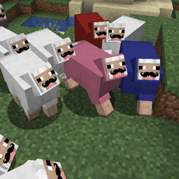 Mustache Sheep - Minecraft Resource Packs - CurseForge