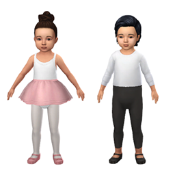 BALLET STUFF - toddler collection - The Sims 4 Create a Sim - CurseForge