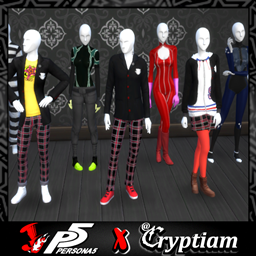 Persona 5 - Entire Collection V1 [REDUX] - The Sims 4 Create a Sim ...