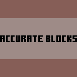 Accurate Blocks - Minecraft Mods - CurseForge