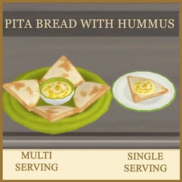 Pita Bread with Humus - The Sims 4 Mods - CurseForge
