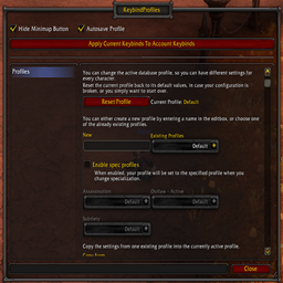 Keybind Profiles - World of Warcraft Addons - CurseForge