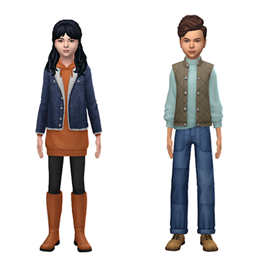 COZY WEATHER - kids collection - The Sims 4 Create a Sim - CurseForge