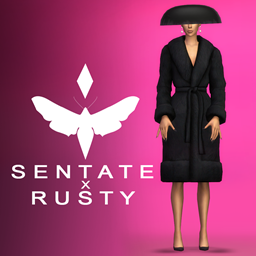 Anjelica Coat - Sentate x Rusty Collaboration - The Sims 4 Create a Sim ...