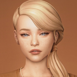 Yasmin Ponytail - The Sims 4 Create a Sim - CurseForge