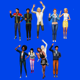 Why Hello There - SWWhyHelloTherePosePack.zip - The Sims 4 Mods ...