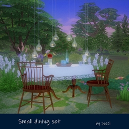 Small dining set - The Sims 4 Build / Buy - CurseForge
