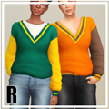 V-neck Sweater - Files - The Sims 4 Create a Sim - CurseForge