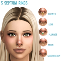 Septum Rings - The Sims 4 Create a Sim - CurseForge