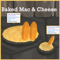 BAKED MAC AND CHEESE - The Sims 4 Mods - CurseForge