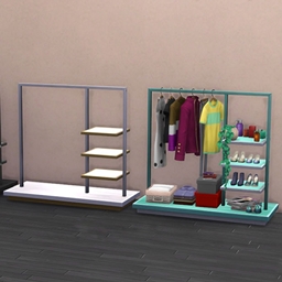 Designer Clothing Rack + Designer Clothes - The Sims 4 Build / Buy ...