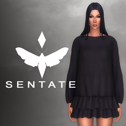 Ellie Dress - The Sims 4 Create a Sim - CurseForge