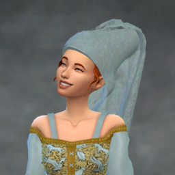 Simple Hennin, with heavy Veil - Gallery - The Sims 4 Create a Sim ...