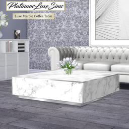 Luxe Marble Coffee Table - The Sims 4 Build / Buy - CurseForge