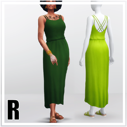 Basic Maxi Dress II 2017 - Files - The Sims 4 Create a Sim - CurseForge