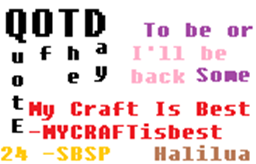 Quote of the day - Minecraft Bukkit Plugins - CurseForge