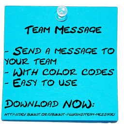TeamMessage - Minecraft Bukkit Plugins - CurseForge