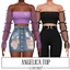 ANGELICA TOP - The Sims 4 Create a Sim - CurseForge