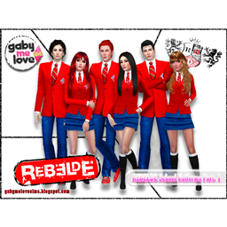REBELDE, Elite Way School Uniforms, Part. 1 - Gallery - The Sims 4 Create a Sim - CurseForge