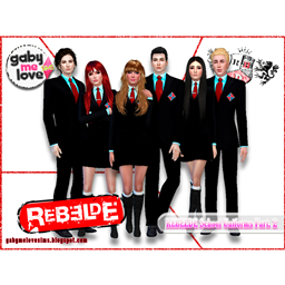 REBELDE, Elite Way School Uniforms, Part. 2 - The Sims 4 Create a Sim ...