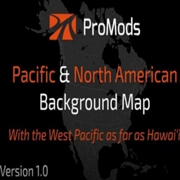 promods pacific north american background map - American Truck ...