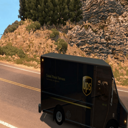 real ups van - American Truck Simulator Mods - CurseForge