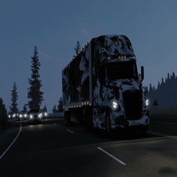 freightliner cascadia camo - Files - American Truck Simulator Mods ...