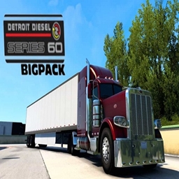 detroit diesel straight pipes bigpack - American Truck Simulator Mods ...