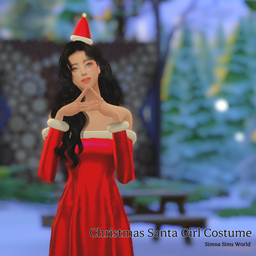 Christmas Santa Girl Costume - The Sims 4 Create a Sim - CurseForge