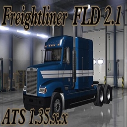Freightliner FLD Truck v - American Truck Simulator Mods - CurseForge