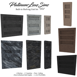 Built-in Shelving Unit Set Vol.2 - The Sims 4 Build / Buy - CurseForge
