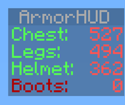 ArmorHUD - Minecraft Bukkit Plugins - CurseForge