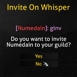 Invite On Whisper - World of Warcraft Addons - CurseForge