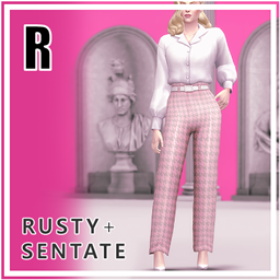 Download R 50s Blouse & Trousers Set - Rusty x Sentate Collaboration ...