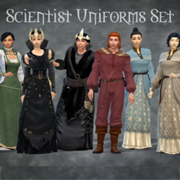 Scientist Career Replacement Uniforms - The Sims 4 Create a Sim ...