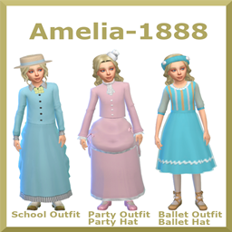 Amelia Set - The Sims 4 Create a Sim - CurseForge
