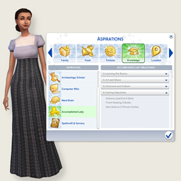 Accomplished Lady - The Sims 4 Mods - CurseForge