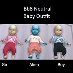 Bb8 neutral baby outfit - The Sims 4 Mods - CurseForge