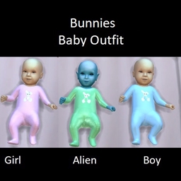 Bunnies baby outfit - The Sims 4 Mods - CurseForge