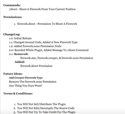 SDMC Firework Plugin - Minecraft Bukkit Plugins - CurseForge