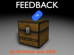 Feedback - Minecraft Bukkit Plugins - CurseForge