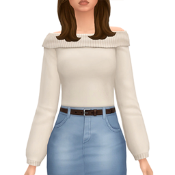 HANNAH - adult top - The Sims 4 Create a Sim - CurseForge