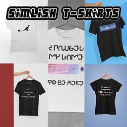 Simlish T-shirts - Gallery - The Sims 4 Create a Sim - CurseForge