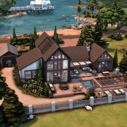 Modern farmhouse - The Sims 4 Rooms / Lots - CurseForge