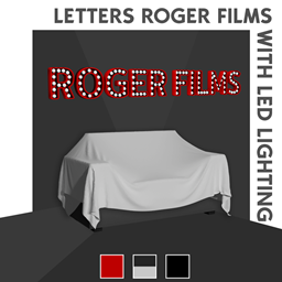 FinJingSims - Metal Letters Roger Films With LED Lighting - The Sims 4 ...